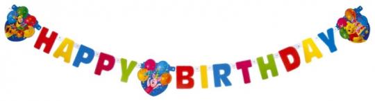 Childrens party mottos/Winnie Pooh Happy birthday chain: Kids Birthday ...
