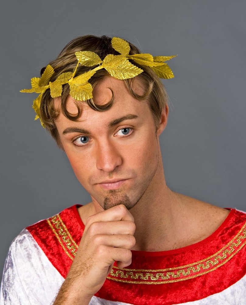 Carnival costumes + accessories | Laurel wreath Roman emperor:or/gold ...