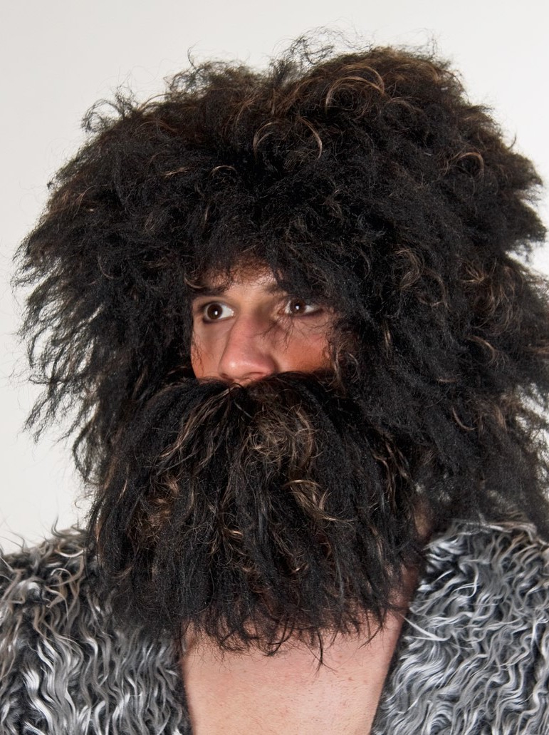 Beard Stone Age man:black | CH onlineshop buy at pekabo