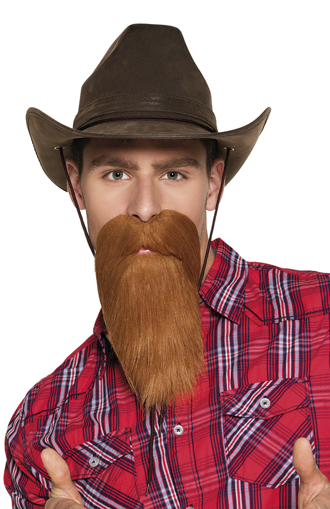 Perücken / Bärte/Cowboy Bart:braun | CH-Onlineshop kaufen bei pekabo