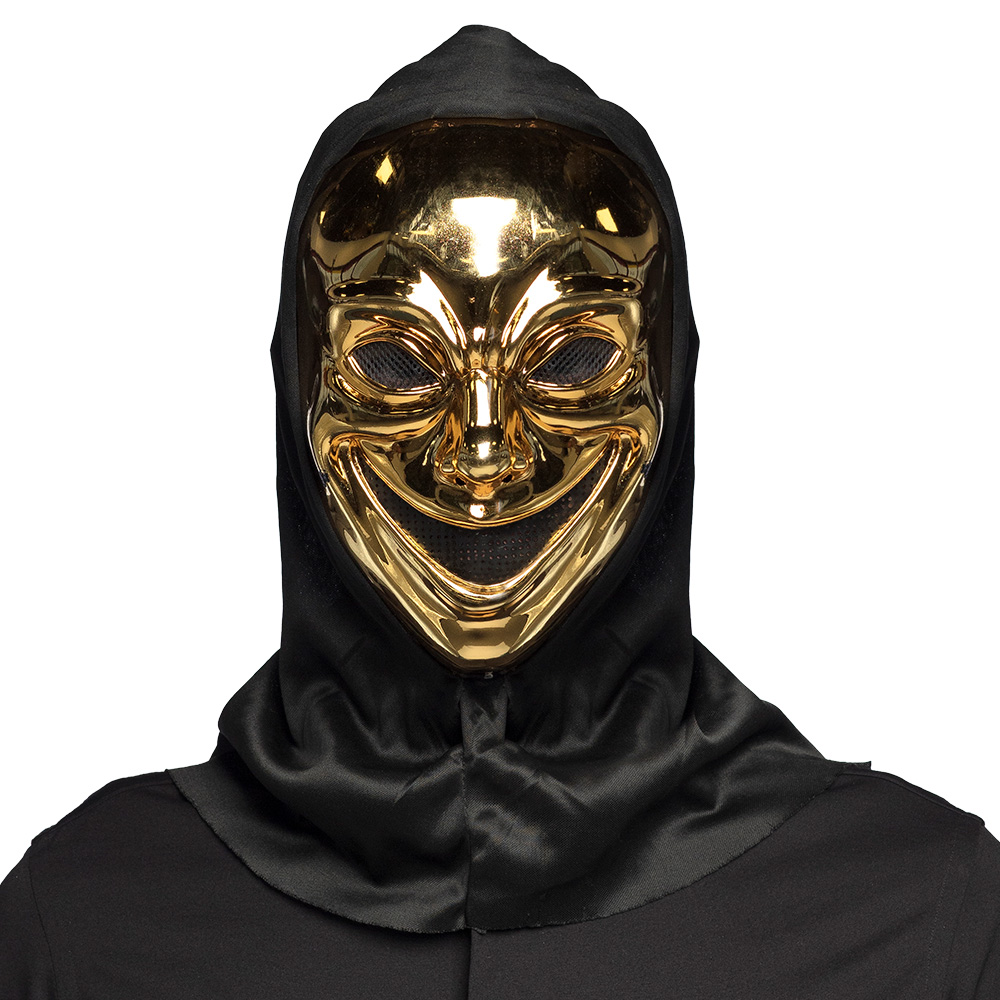 Masken /Crazy Killer Maske mit Kapuze:gold | CH-Onlineshop kaufen bei ...