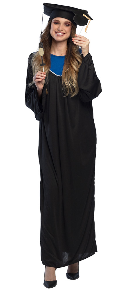 Kostüme/Kostüm Graduate, unisex: Doktorkleid Toga mit Hut:schwarz | CH ...