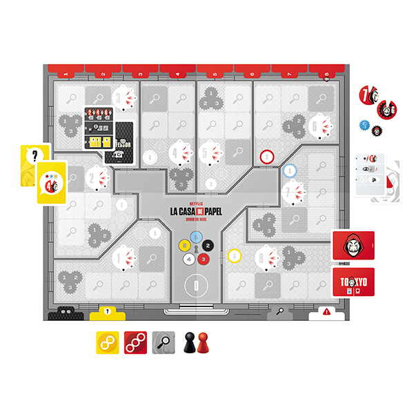 Toys | CLEMENTONI La Casa del Papel board game: | pekabo.ch