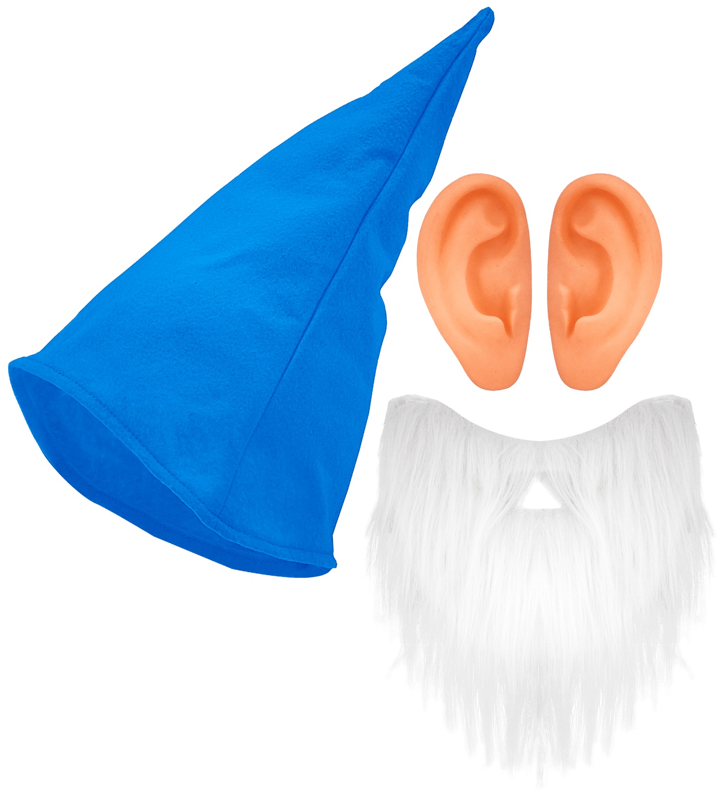 Dwarf accessory set: dwarf hat, beard, ears:blue | CH onlineshop buy at ...