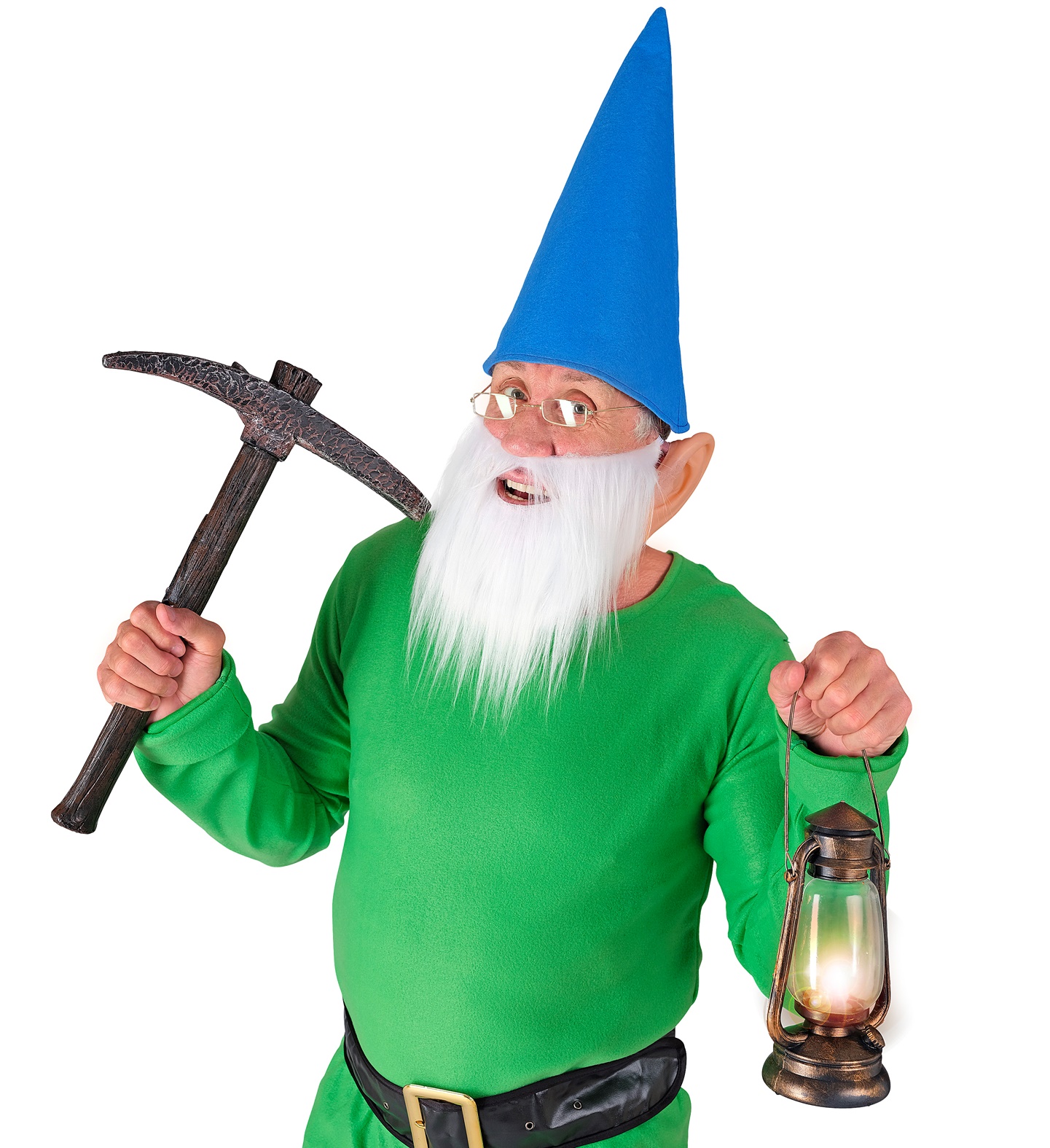 Dwarf accessory set: dwarf hat, beard, ears:blue | CH onlineshop buy at ...