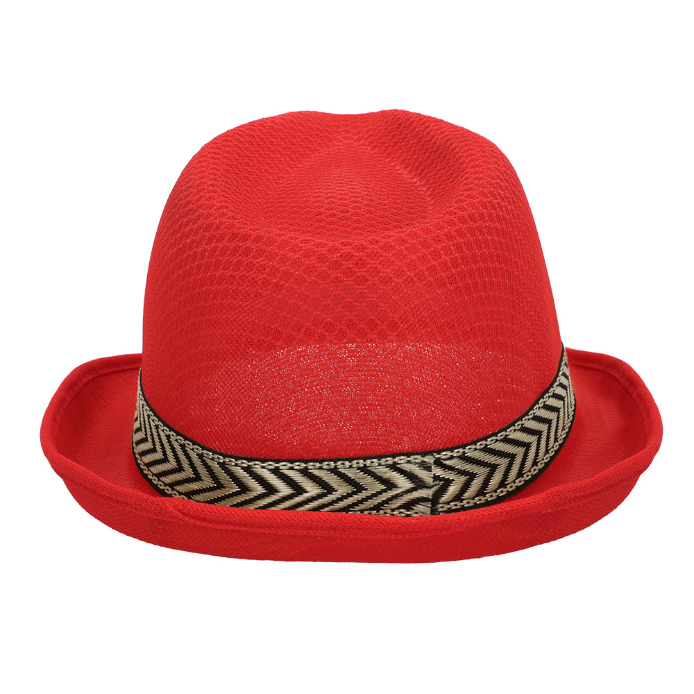Hüte / Mützen /Trilby Fedora Funky Hut:rot | CH-Onlineshop kaufen bei ...